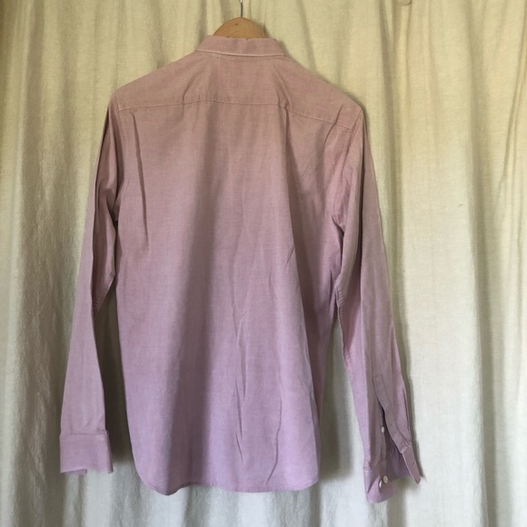 Theory | Shirts | Theory Button Down Shirt In Pinkish Red | Poshmark
